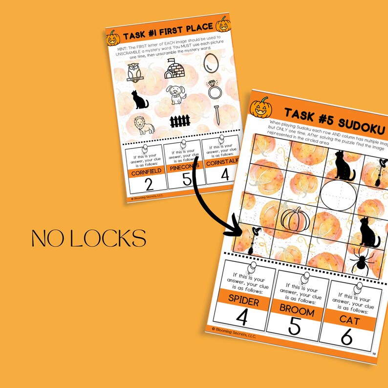 Pumpkin Patch Escape Room Game: Printable Halloween Activity (kids) - Etsy