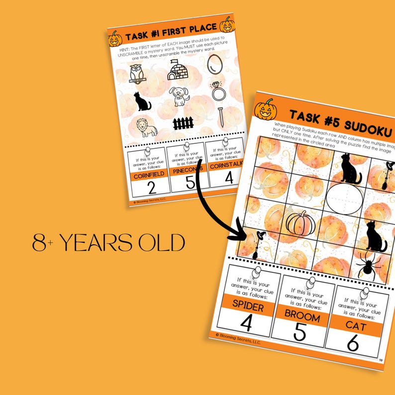 Pumpkin Patch Escape Room Game: Printable Halloween Activity (kids) - Etsy