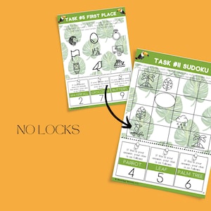 Tropical Jungle Escape Room Game | Printable Escape Room Adventure for ...