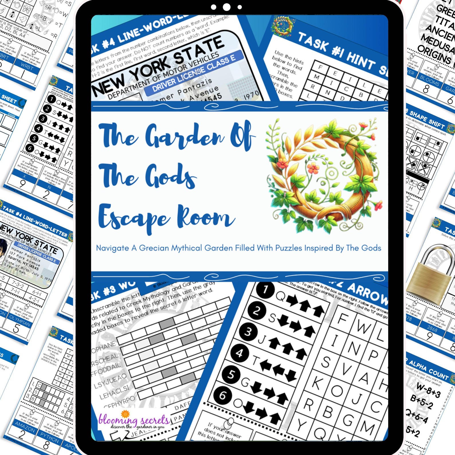 Greek Mythology Escape Room: Printable Puzzle Adventure (download ...