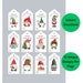 Printable Gnome Christmas Gift Tags | 24 Whimsical Designs (PDF) - Etsy