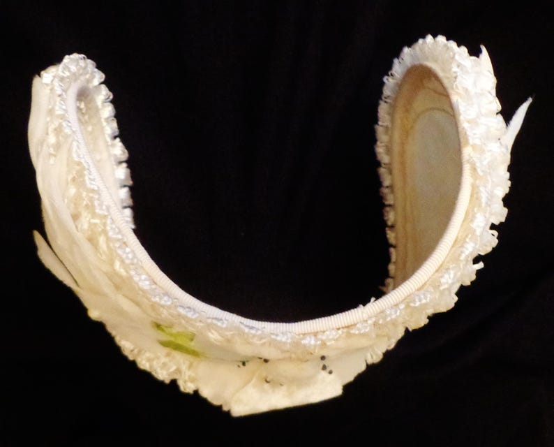 VINTAGE Small Formal White Hat - Etsy