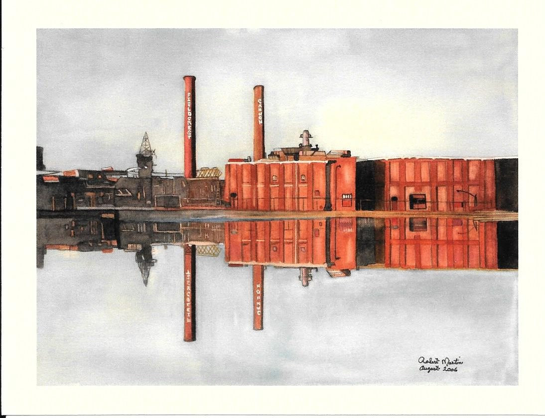 FIELDCREST CANNON, Kannapolis, NC by Robert Martin 11X 14 Inches Print ...