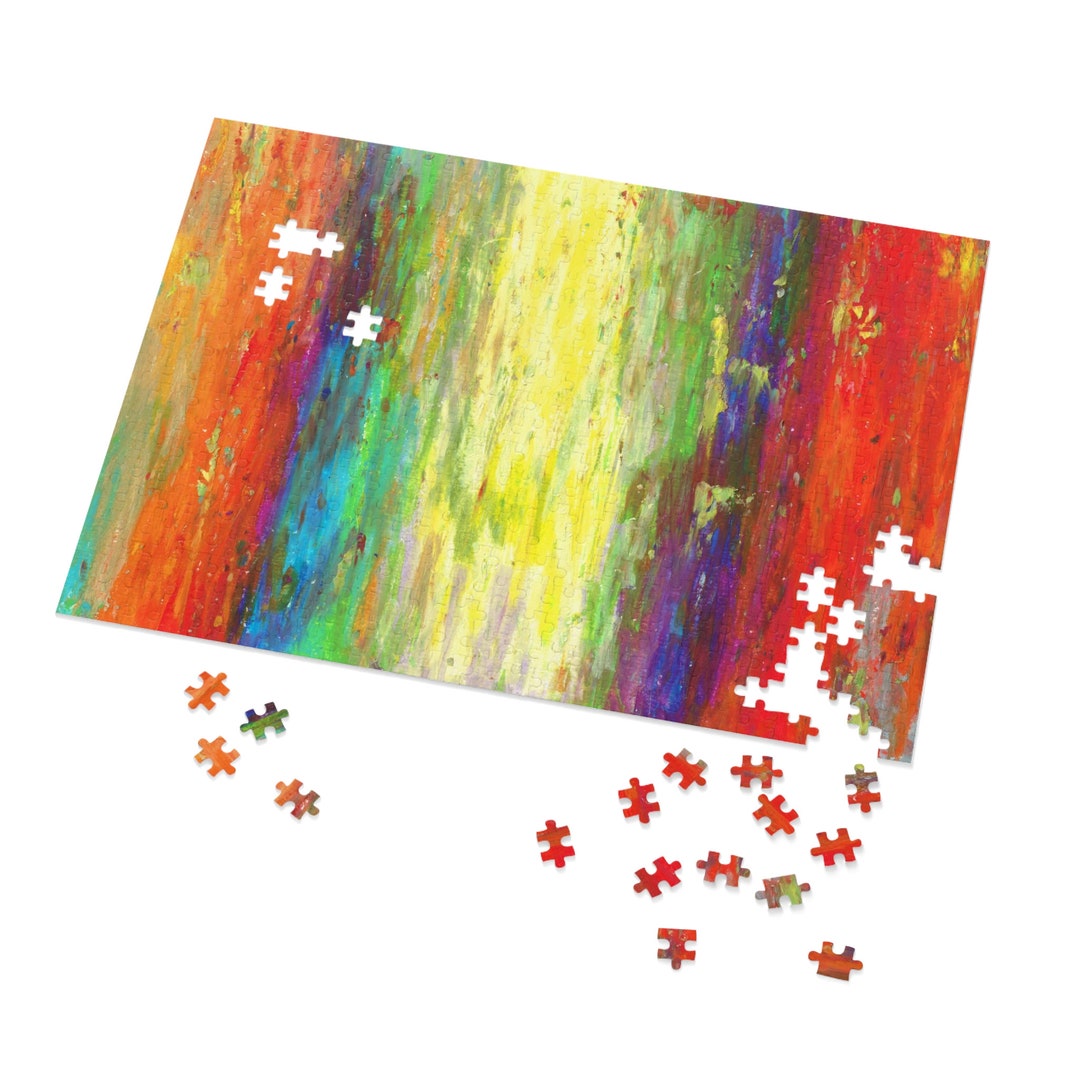 Rainbow Jigsaw Puzzle Tin Box (252, 500,1000-piece) - Etsy