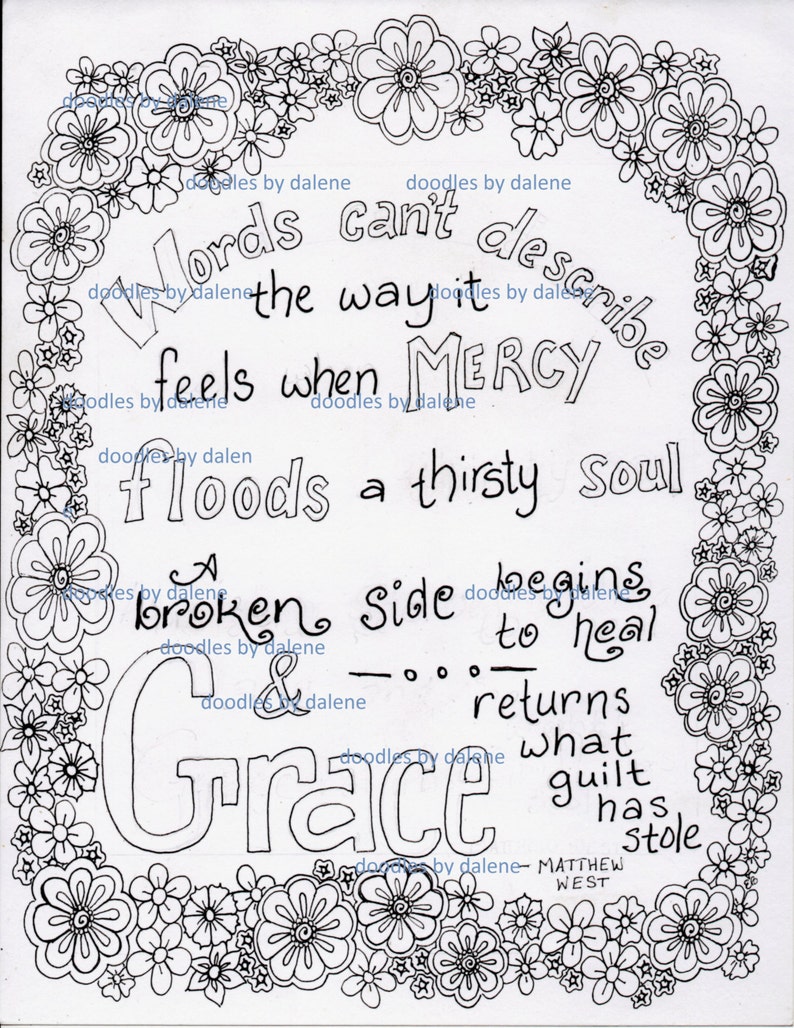 Grace Wins Coloring Page - Etsy