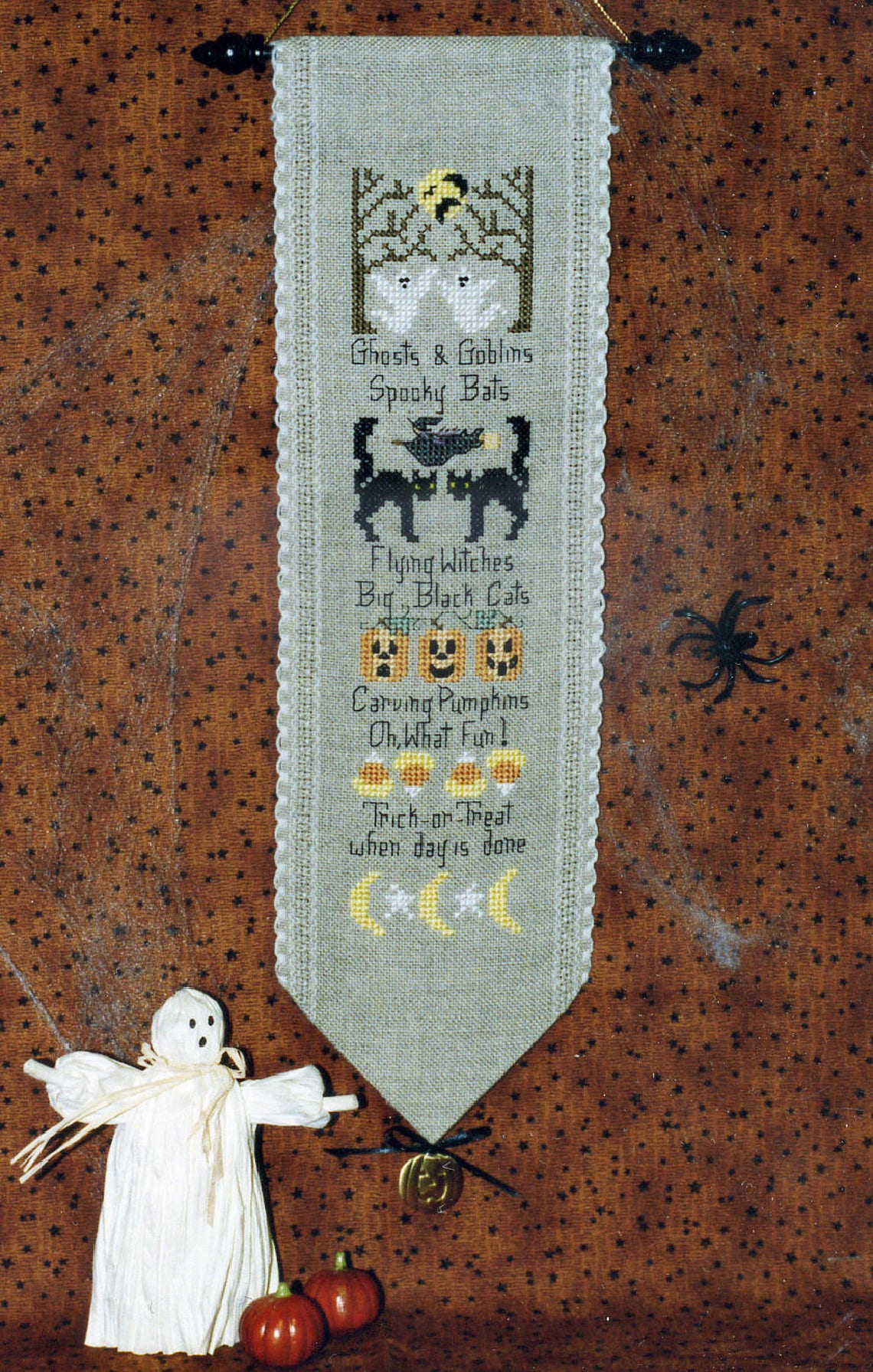 HALLOWEEN BELL PULL; Pattern for Cross Stitch; Instant Pdf Download ...