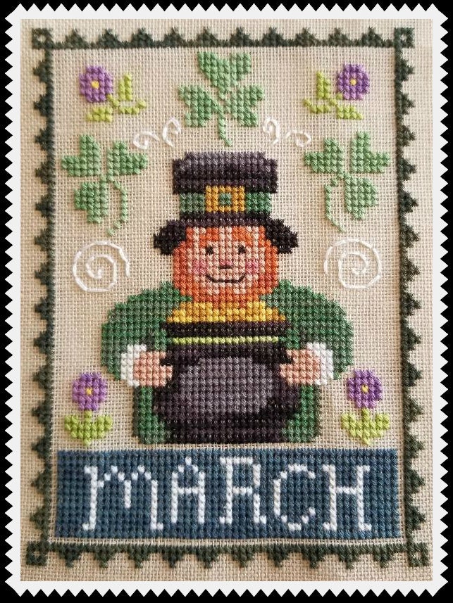 MONTHLY TRIO: January February & March Digital Pattern by - Etsy