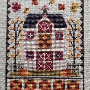 AUTUMN BARN TRIO; Downloadable Pattern for Cross Stitch by Waxing Moon ...