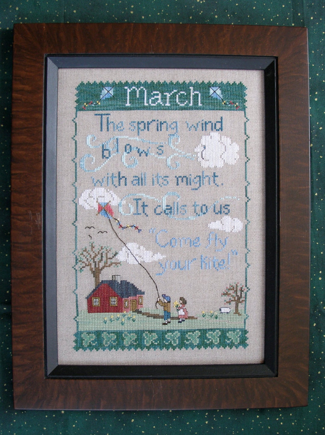 MARCH SAMPLER; Pattern for Counted Cross Stitch; Instant PDF Download ...