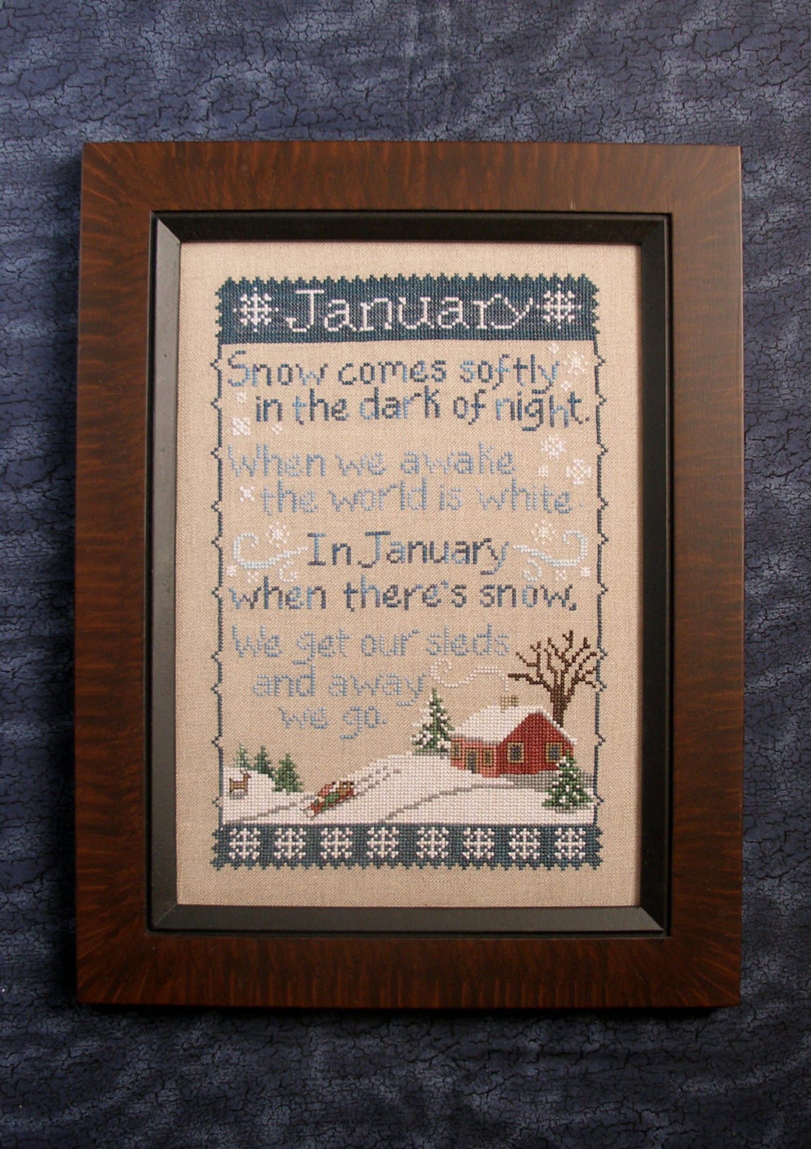 JANUARY SAMPLER; Downloadable Pattern for Cross Stitch, PDF File - Etsy