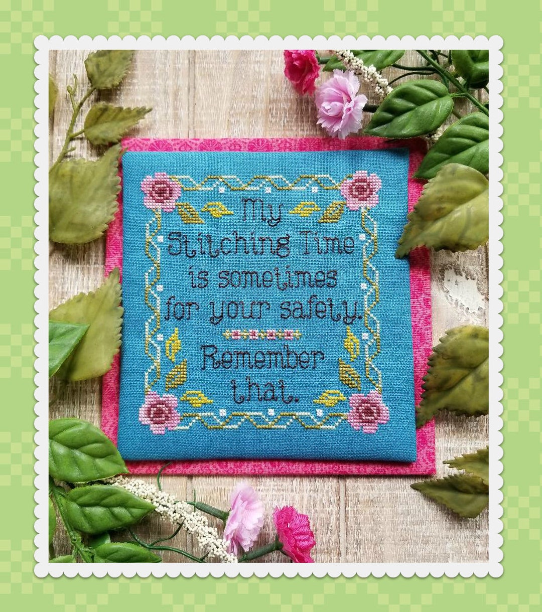 MY STITCHING TIME; Digital Pattern for Cross Stitch by Waxing Moon; "my ...