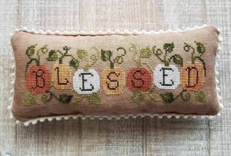 BLESSINGS ABOUND; Digital Pattern for Cross Stitch by Waxing Moon; 3 ...