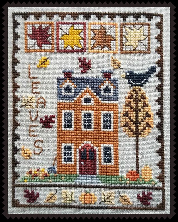 AUTUMN HOUSE TRIO Digital Patterns for Cross Stitch Part of | Etsy