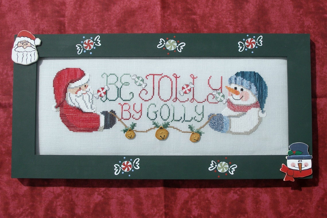Be JOLLY by GOLLY Downloadable Pattern for Counted Cross - Etsy