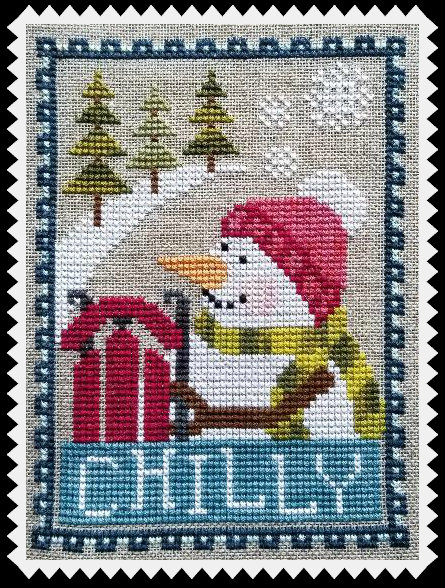 SNOWMAN TRIO Counted Cross Stitch Pattern by Waxing Moon | Etsy