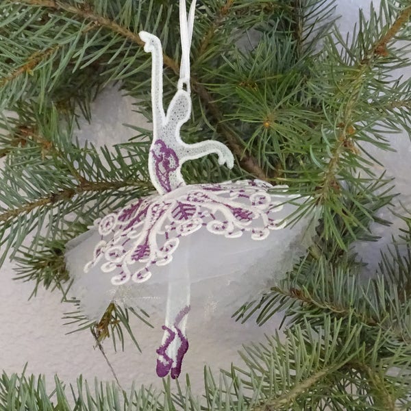 Ballerina Tree Ornament - Etsy