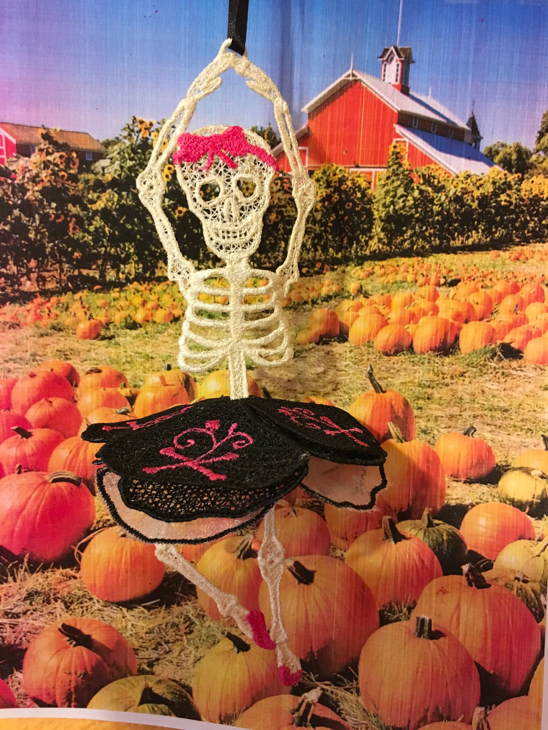 Ballerina Skeleton Free Standing Lace Ornament - Etsy