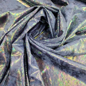 Lavender Iridescent Stretch Skin Snake Spandex Fashion Shimmer Dancer ...