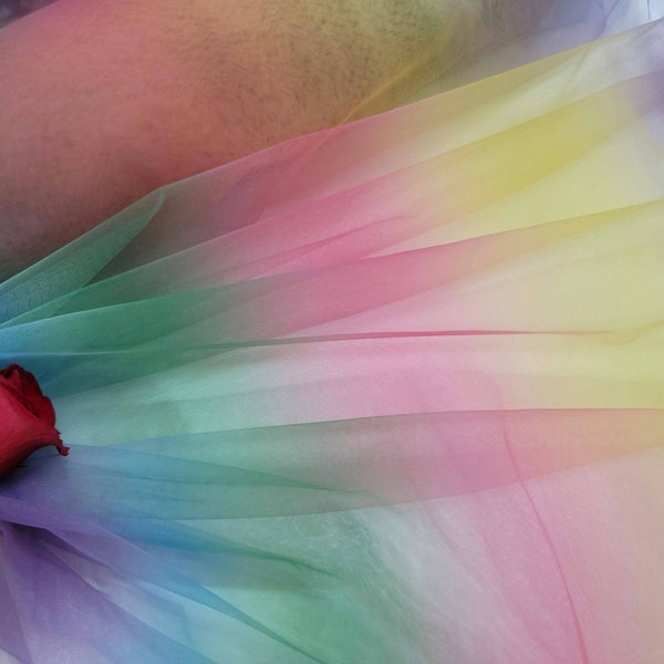 Rainbow Fabric - Etsy