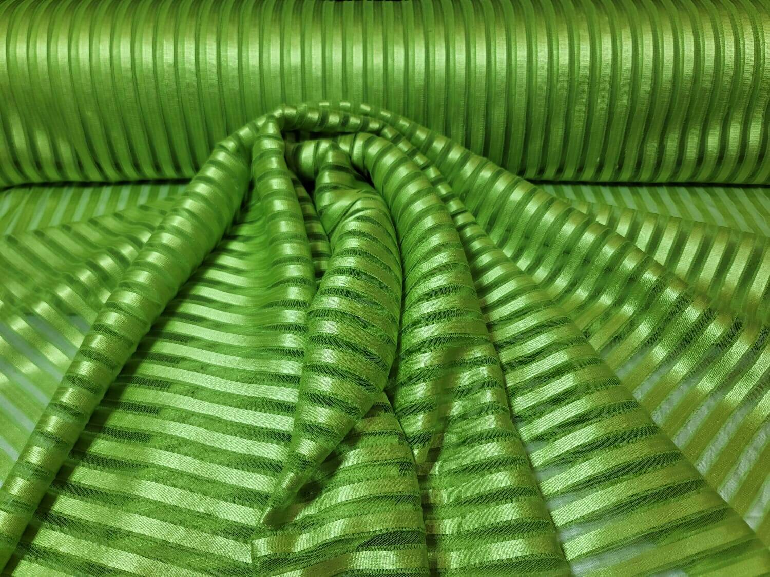 Neón Green Lace Ribbon Embroidery on Mesh Stretch Fabric Sold - Etsy