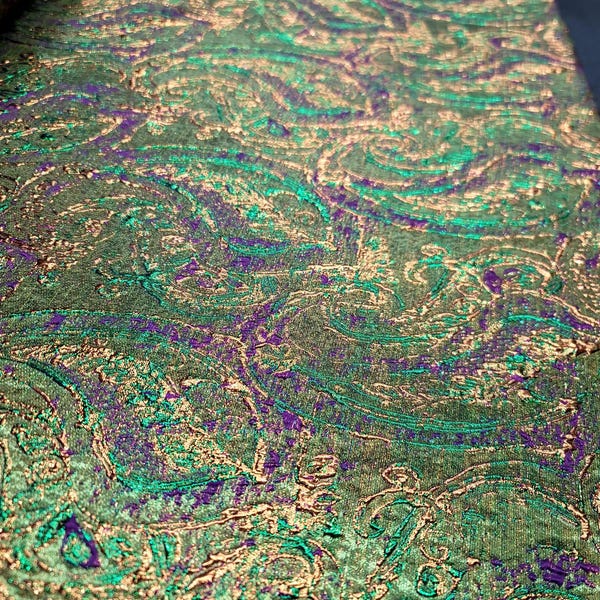 Olive Green Paisley - Etsy