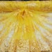 Yellow Lace Floral Flowers Embroidered Sequin Mesh Scalloped - Etsy
