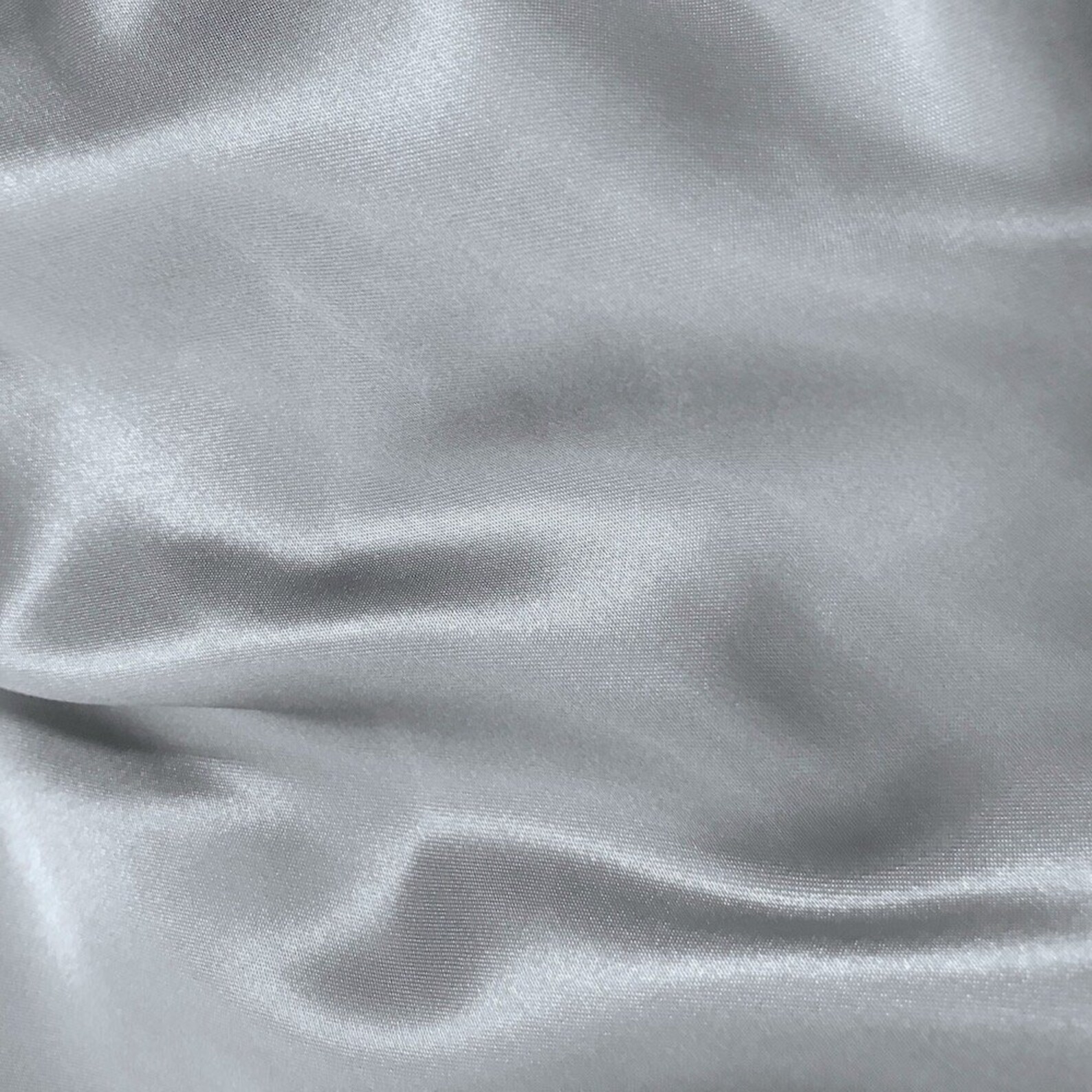 Silver Silk Satin 1 Way Stretch Soft Flowy Charmeuse Bridal - Etsy