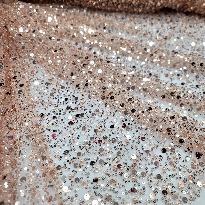 Rose Gold Fabric - Etsy