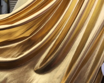 Gold Spandex Fabric - Etsy