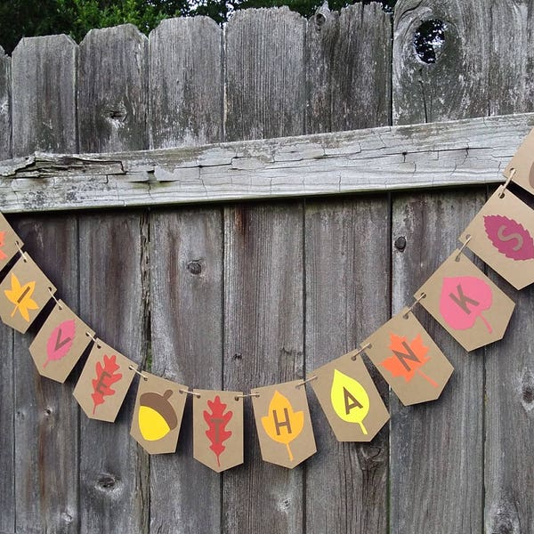 Thanks Banner - Etsy