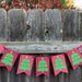 Christmas Banner Tree Garland Holiday Pennant Nordic - Etsy