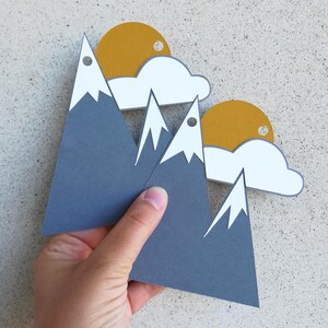 Mountain Scene Personalized Birthday Banner Customizable - Etsy