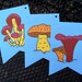 Mushroom Banner Fungi Pennant Mushrooms Party Decor - Etsy