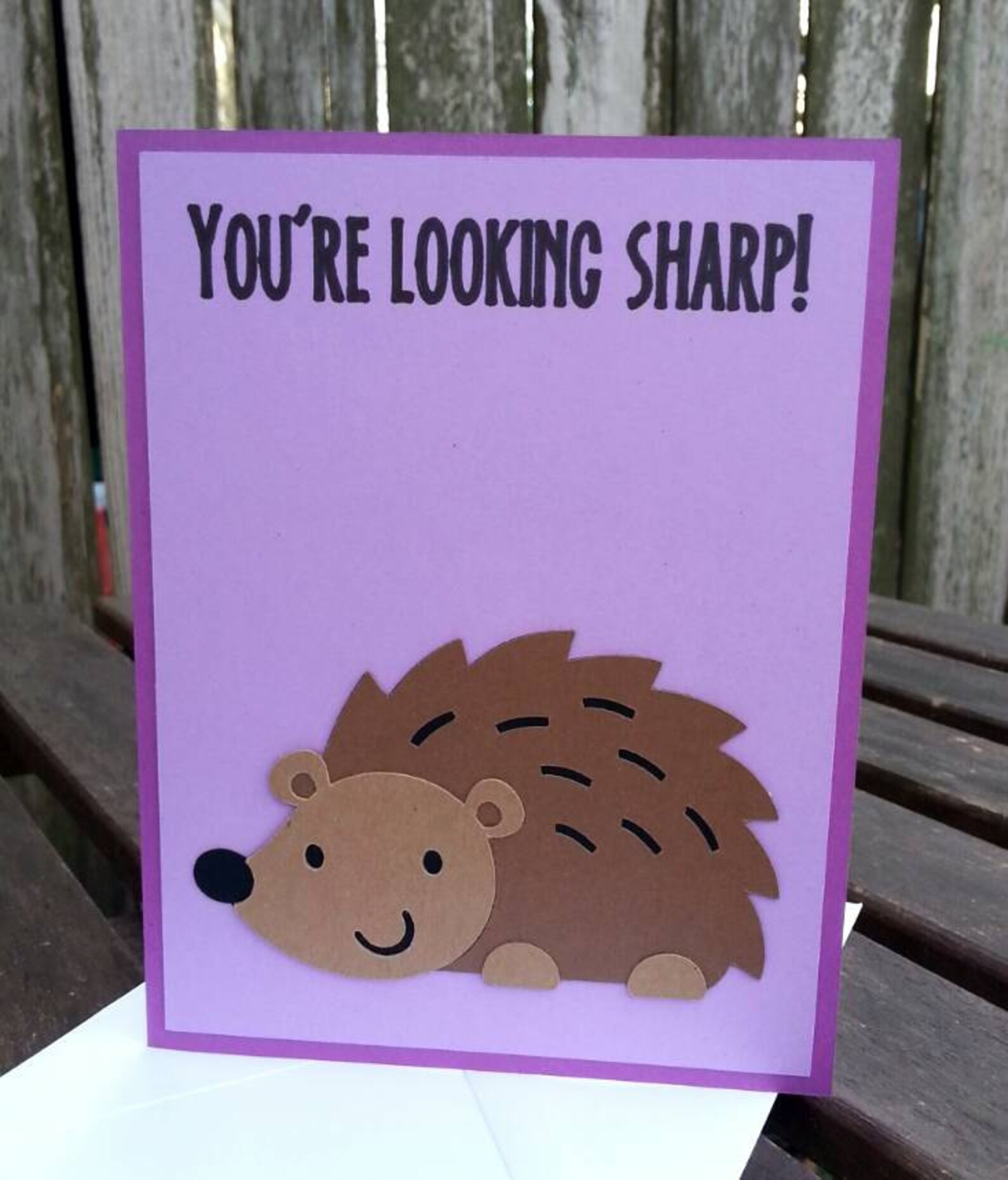 Cute Card Porcupine Card Woodland Greeting Card - Etsy