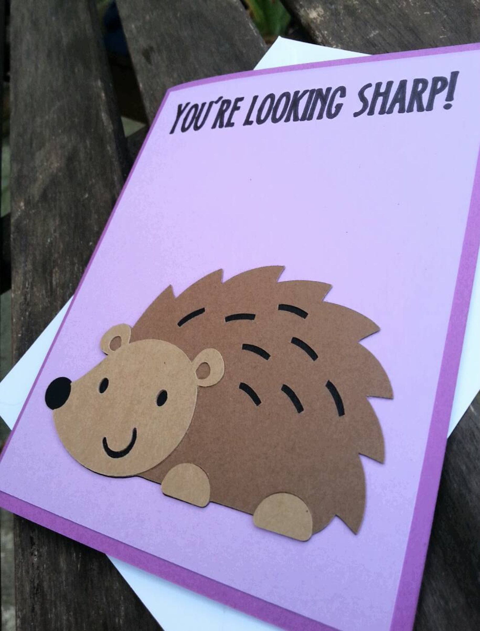 Cute Card Porcupine Card Woodland Greeting Card - Etsy