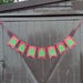 Christmas Banner Tree Garland Holiday Pennant Nordic - Etsy