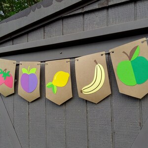 Fruit Banner Farmer's Market Decor Summer Party Banner - Etsy