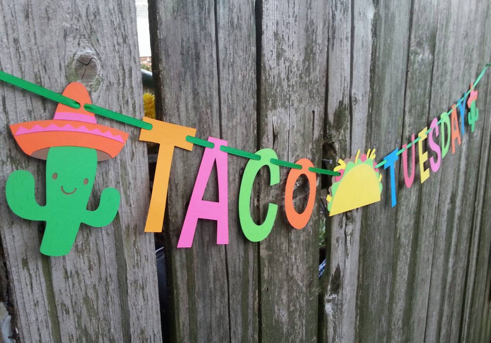 Taco Tuesday Banner Mexican Fiesta Party Banner Tex Mex Etsy