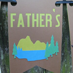 Father's Day Camping Banner Happy Father's Day Decoration Outdoorsman ...