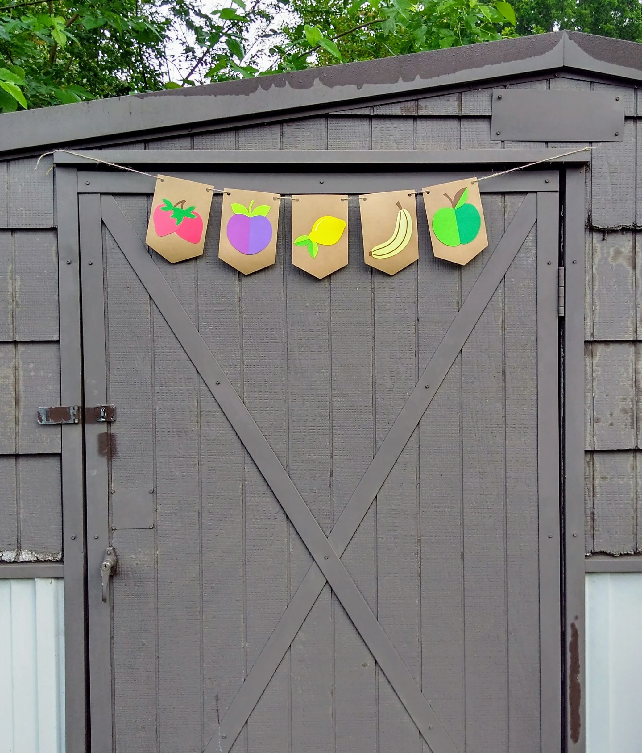 Fruit Banner Farmer's Market Decor Summer Party Banner | Etsy