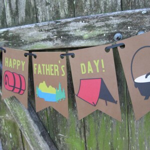 Father's Day Camping Banner Happy Father's Day Decoration Outdoorsman ...