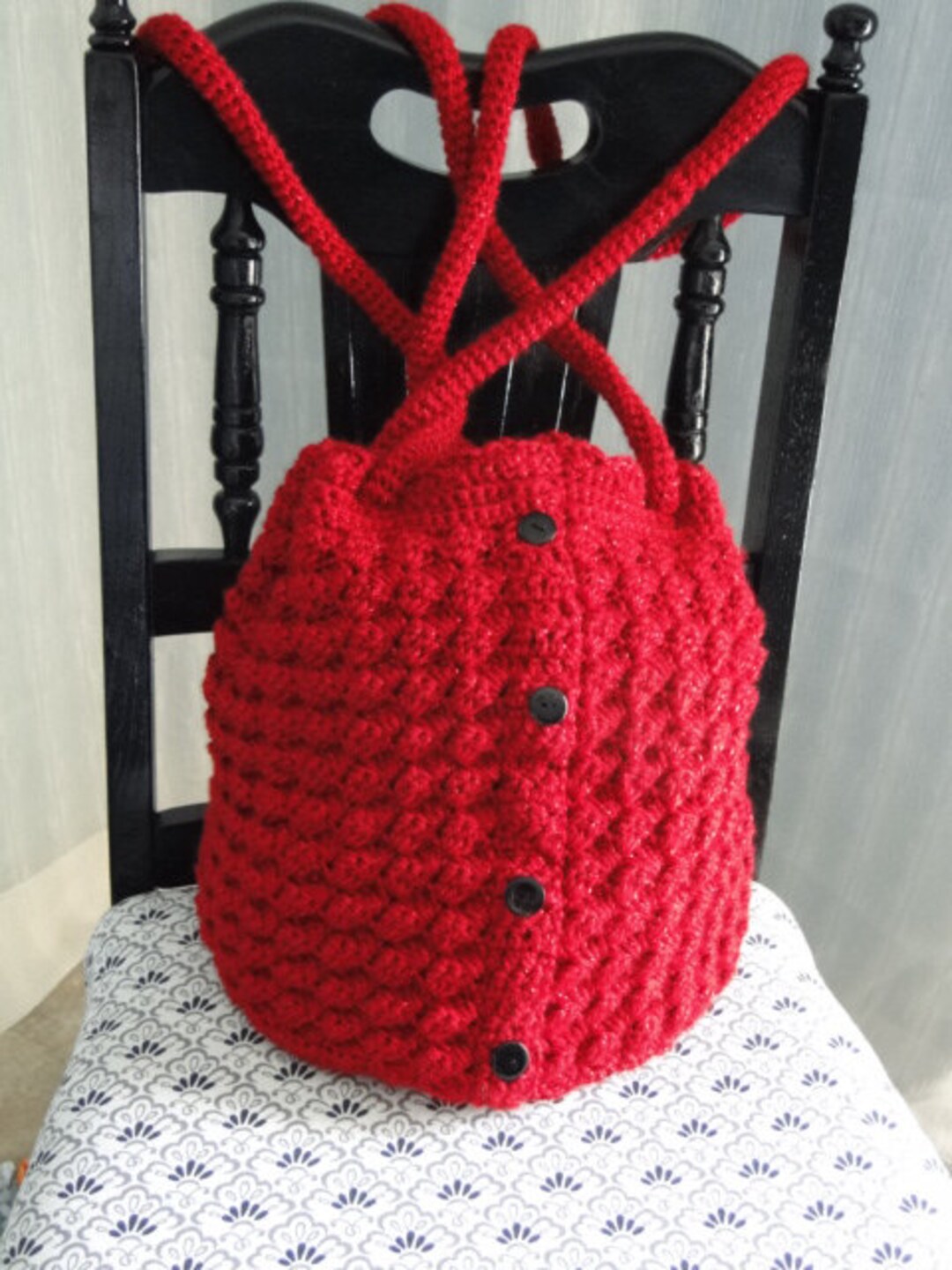 Red Ruby Bag Crochet Pattern - Etsy