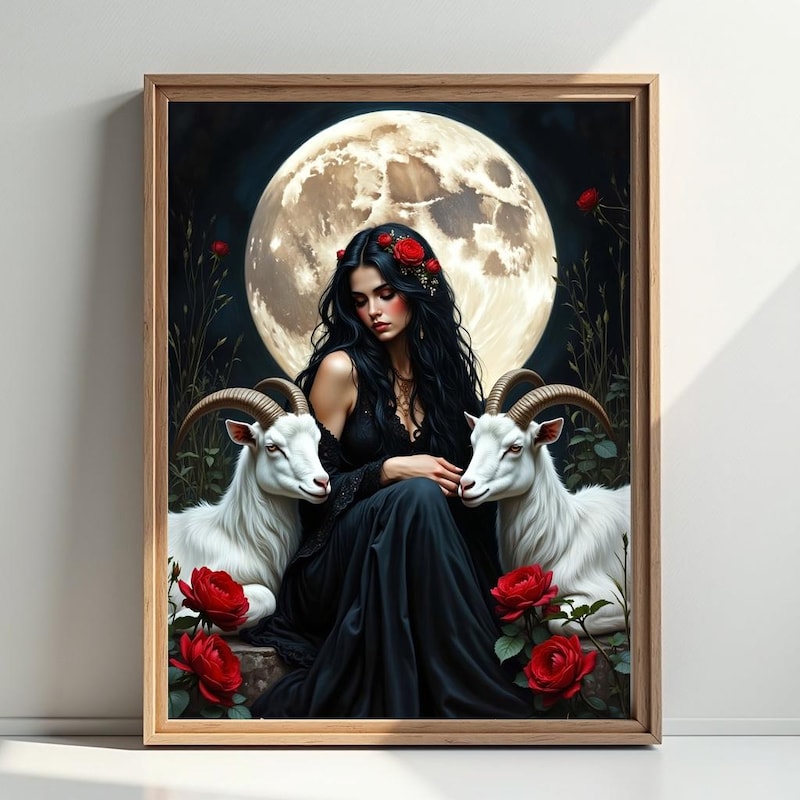 Gothic Woman Art - Etsy