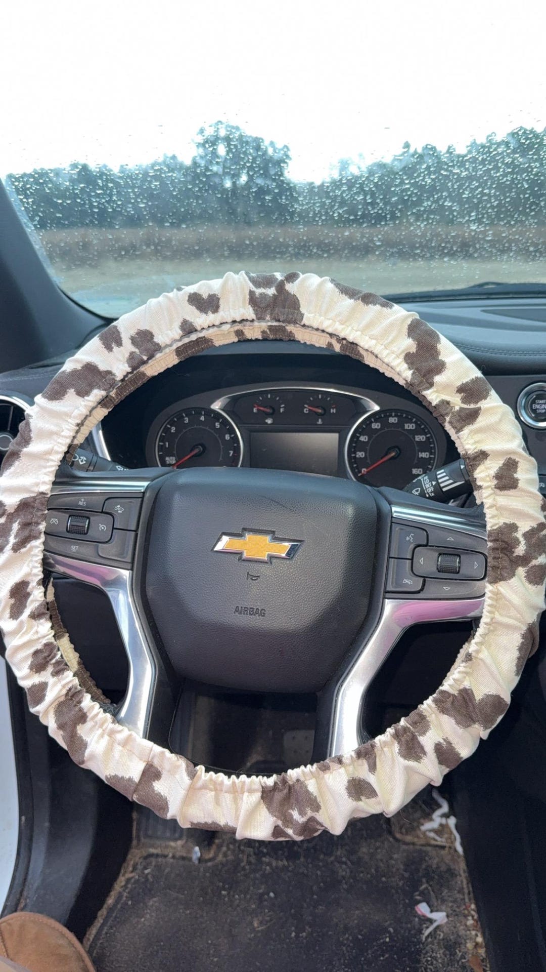 Rustic Cow Steering Wheel Cover - Etsy