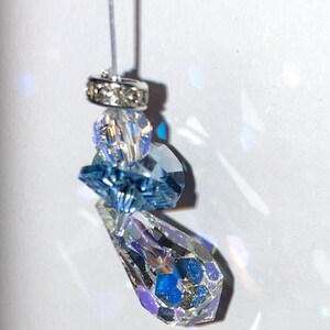 Christmas Angel Handmade Ornament, Made With Swarovski Crystal ...
