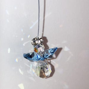 Christmas Angel Handmade Ornament, Made With Swarovski Crystal ...