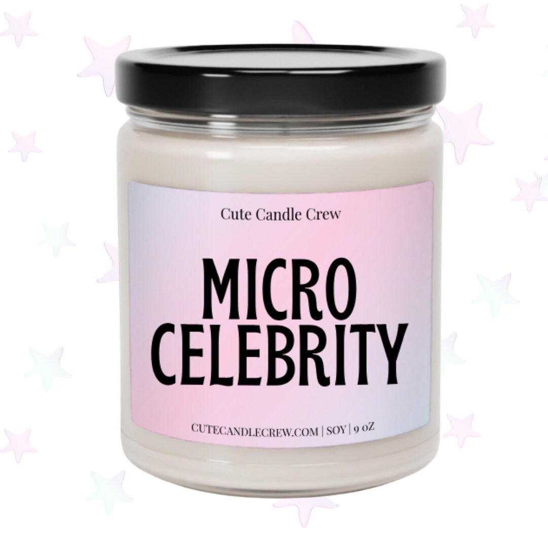 Micro Celebrity Candle Influencer Gift Meme Candle - Etsy