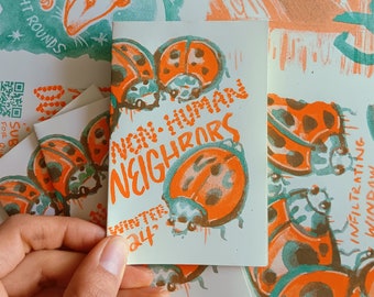 Non-human Neighbors Mini Zine VOL 5 Limited Edition Riso Prints - Etsy