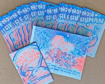 Non-human Neighbors Mini Zine VOL 5 Limited Edition Riso Prints - Etsy
