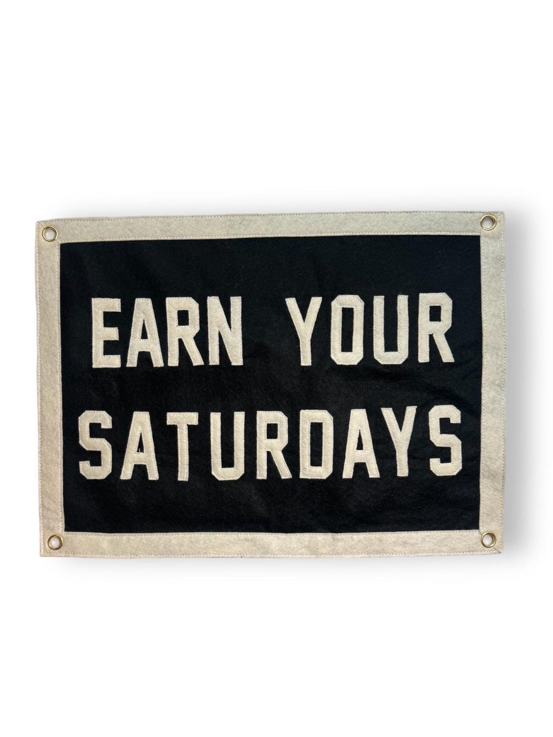 Earn Your Saturdays Wall Pennant - Etsy